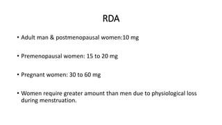 Iron deficiency anemia | PPTX