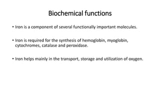 Iron deficiency anemia | PPTX