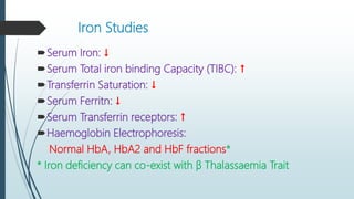 Iron deficiency anemia | PPTX