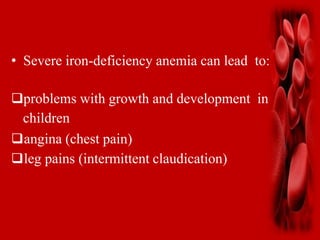 Unit 3: Iron deficiency anemia | PPTX