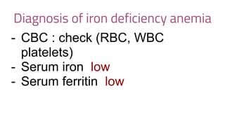 Iron deficiency anemia | PPT