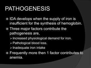 IRON DEFICIENCY ANEMIA .pptx | Digestive Disorders | Diseases and ...