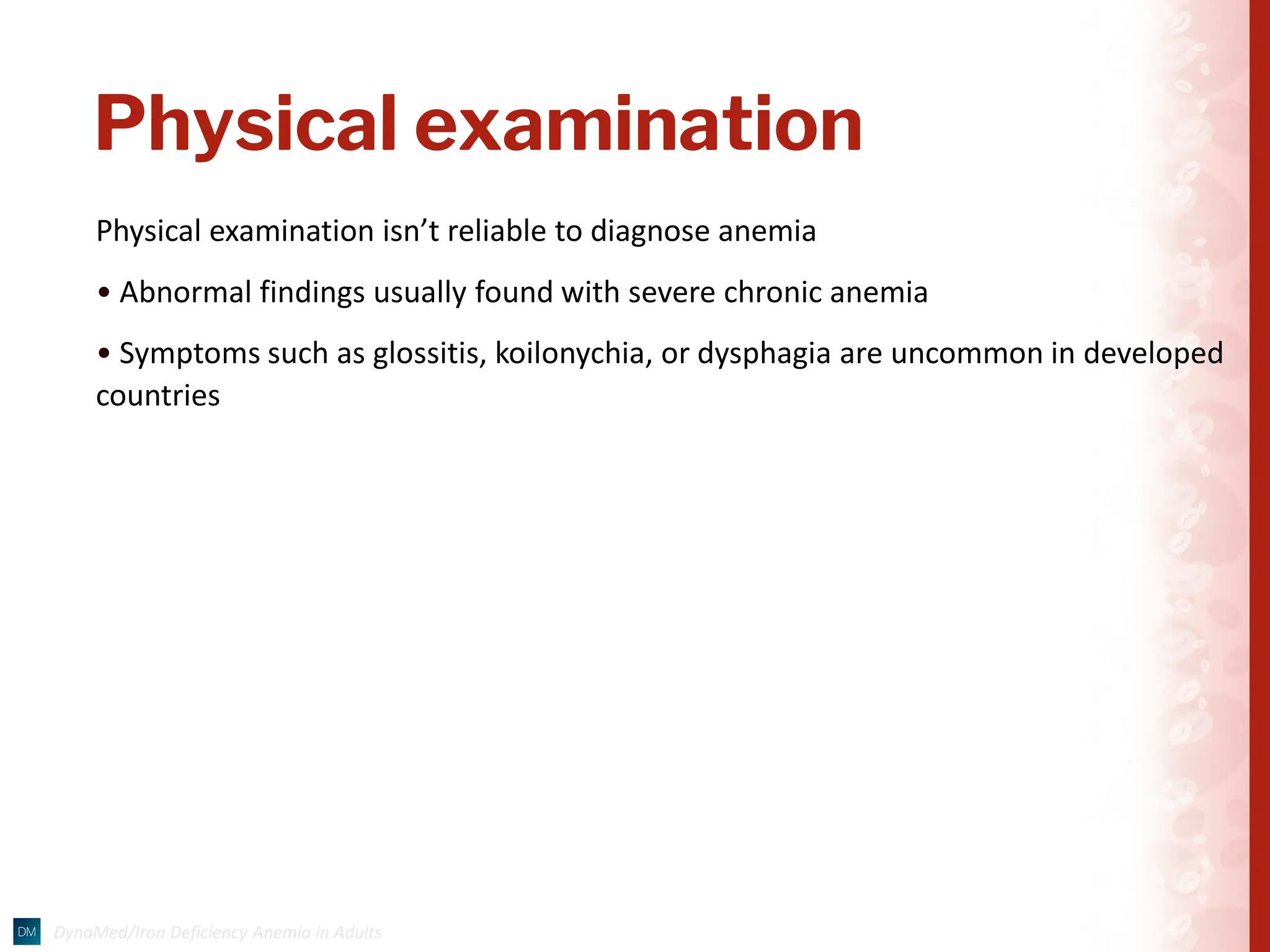 Iron deficiency anemia (IDA) Diagnosis & Management | PPT