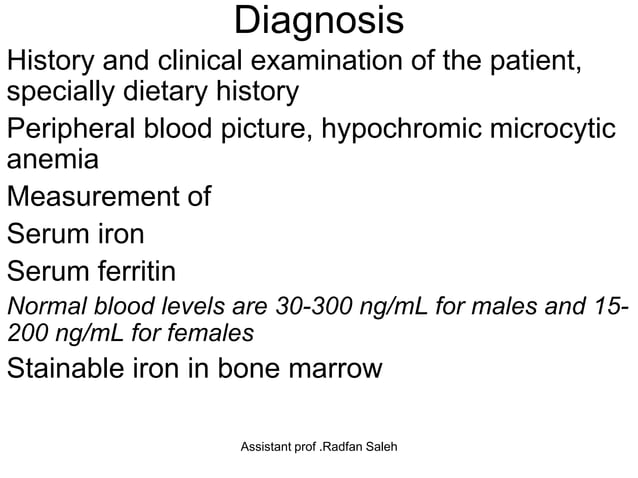 iron deficiency anemia for laboratory students.ppt