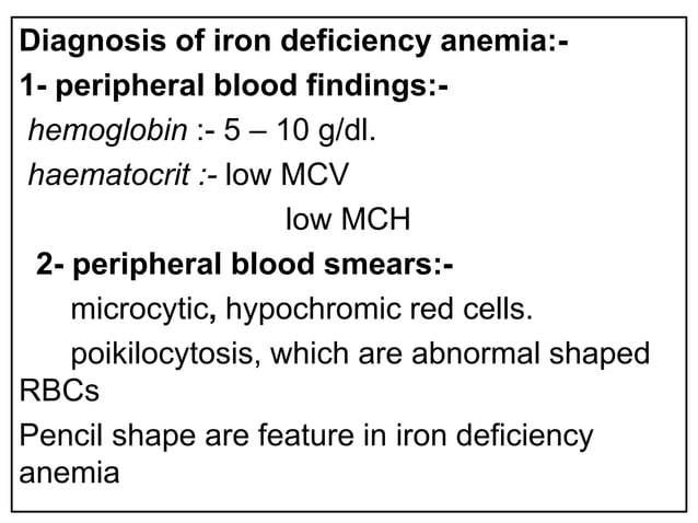 iron deficiency anemia for laboratory students.ppt