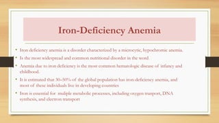Iron deficiency anemia for medical .pptx