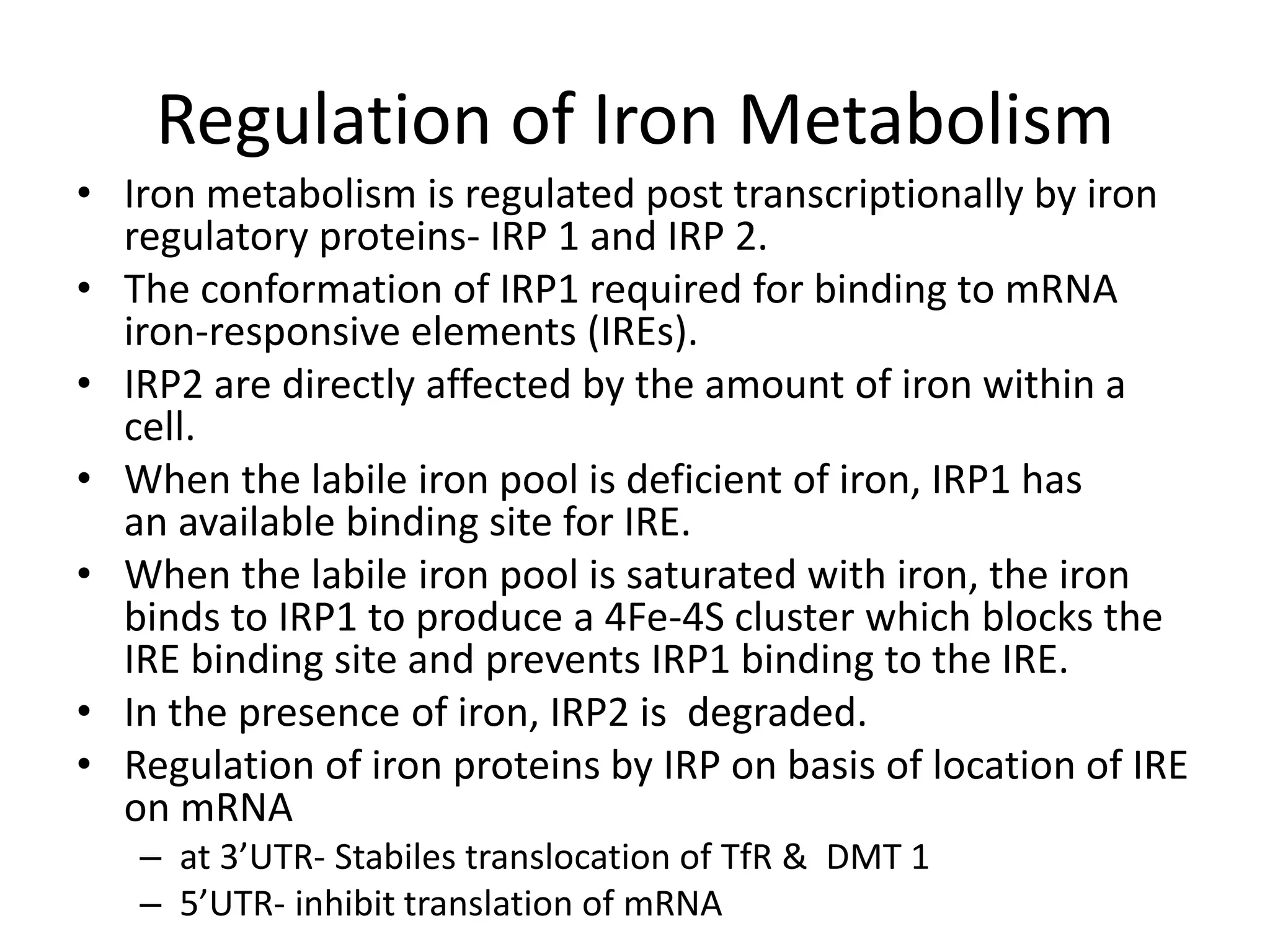 Iron deficiency anemia pathogenesis and lab diagnosis | PPTX