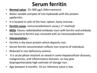 Iron deficiency anemia pathogenesis and lab diagnosis | PPTX