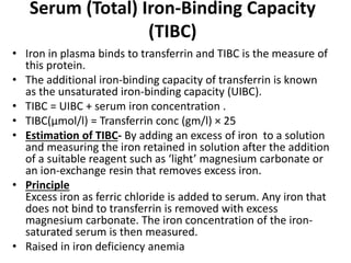 Iron deficiency anemia pathogenesis and lab diagnosis | PPTX