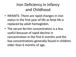 Iron deficiency anemia pathogenesis and lab diagnosis | PPTX