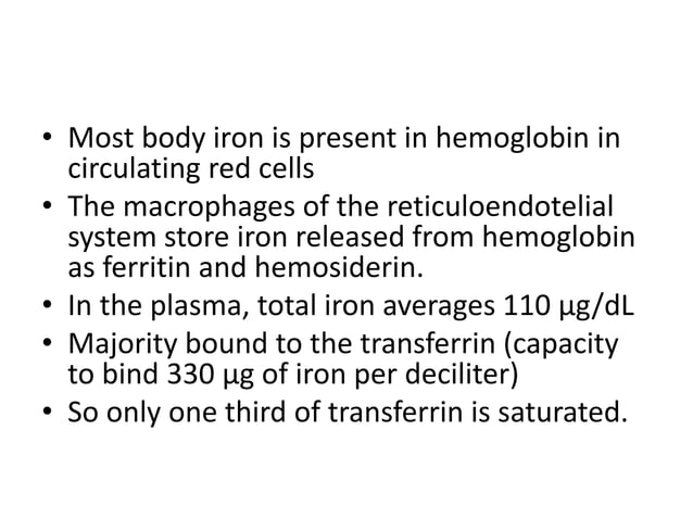 Iron deficiency anemia pathogenesis and lab diagnosis | PPTX | Blood ...
