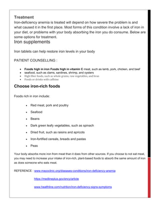 IRON DEFICIENCY ANEMIA | PDF