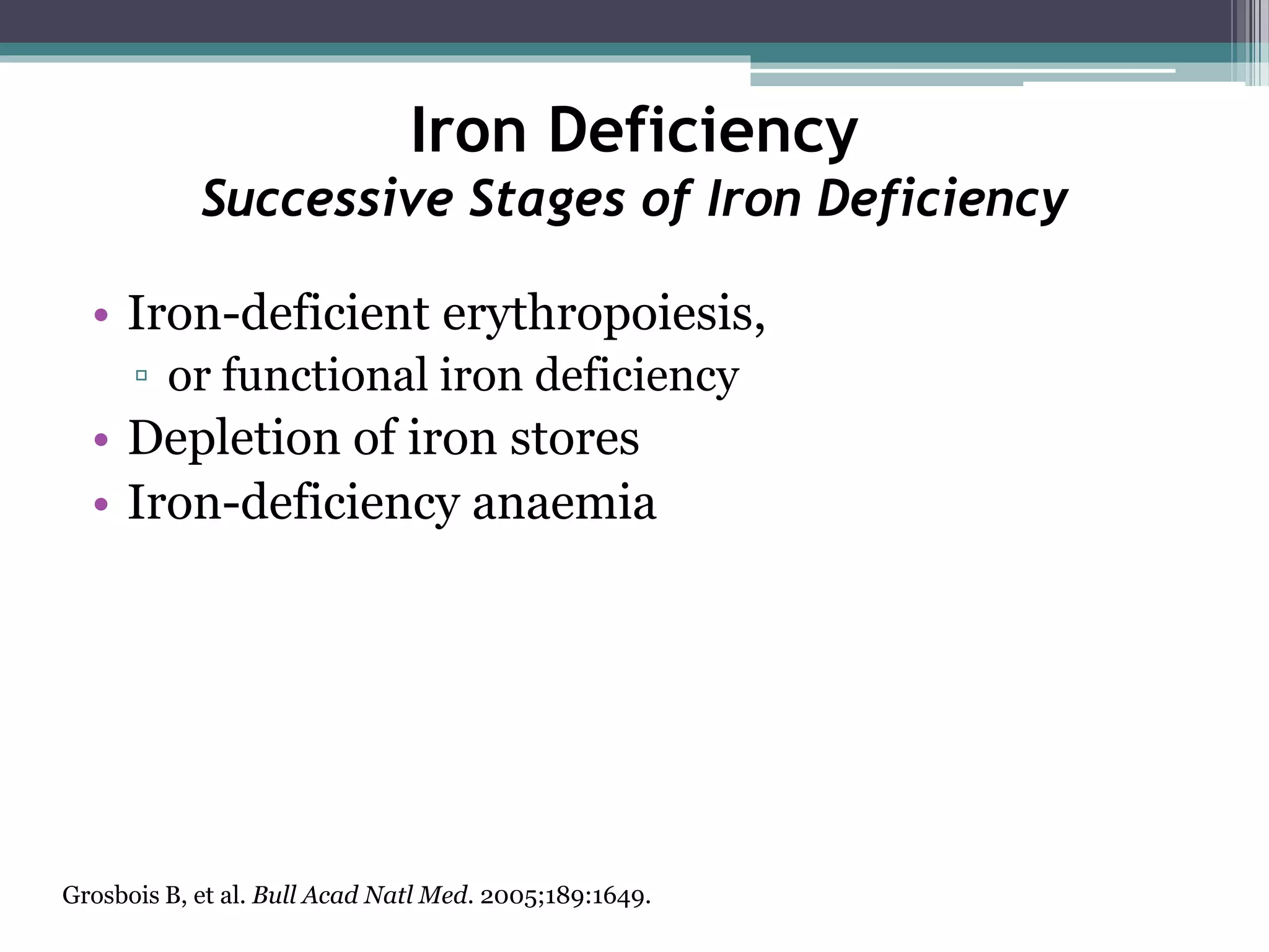 Iron deficiency anemia | PPTX