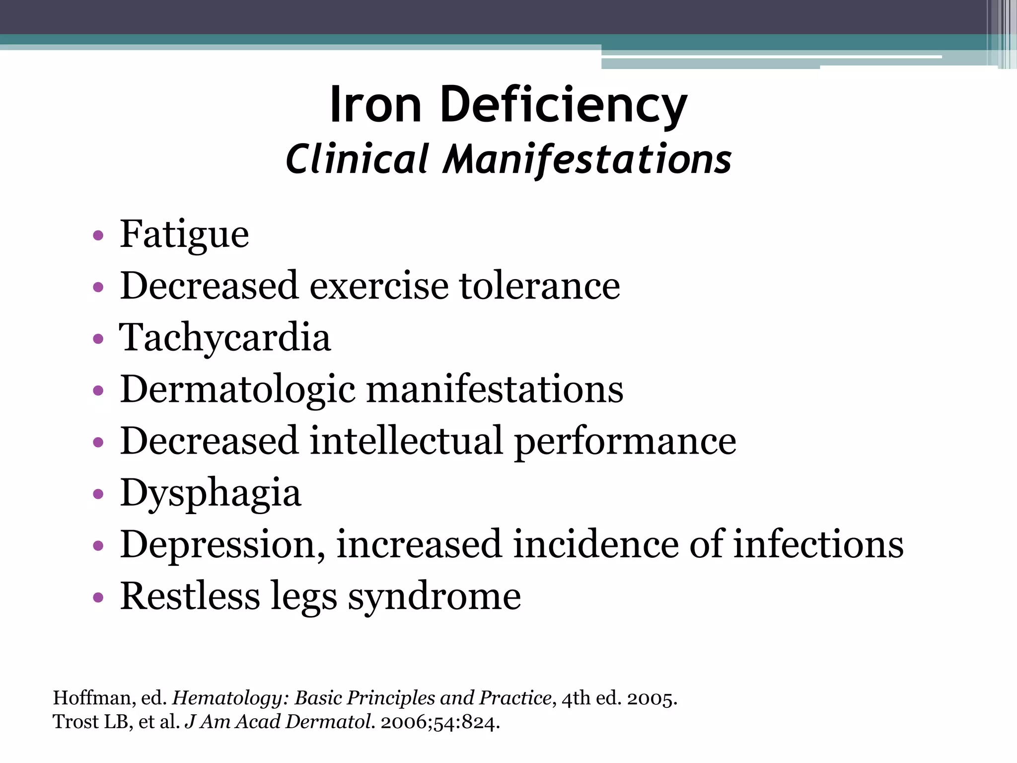 Iron deficiency anemia | PPTX