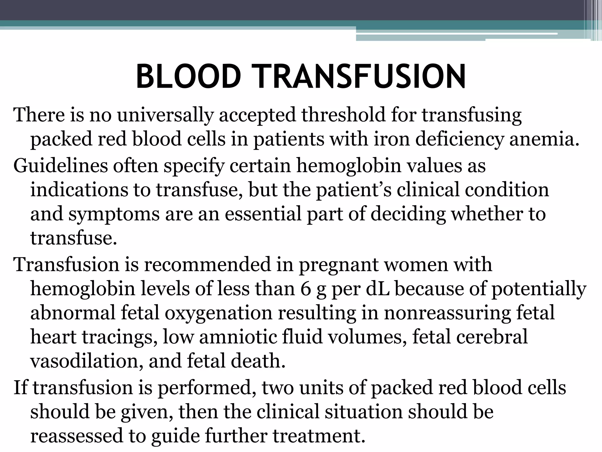 Iron deficiency anemia | PPTX