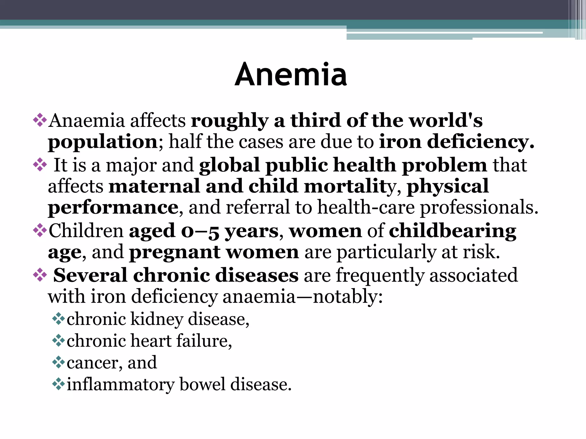 Iron deficiency anemia | PPTX