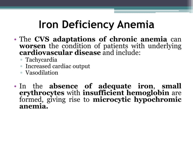 Iron deficiency anemia | PPTX