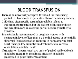 Iron deficiency anemia | PPTX