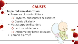 Iron deficiency Anemia in children pptxn | PPTX