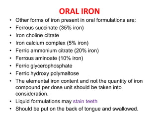 iron deficiency anemia &Iron poisoning.pptx