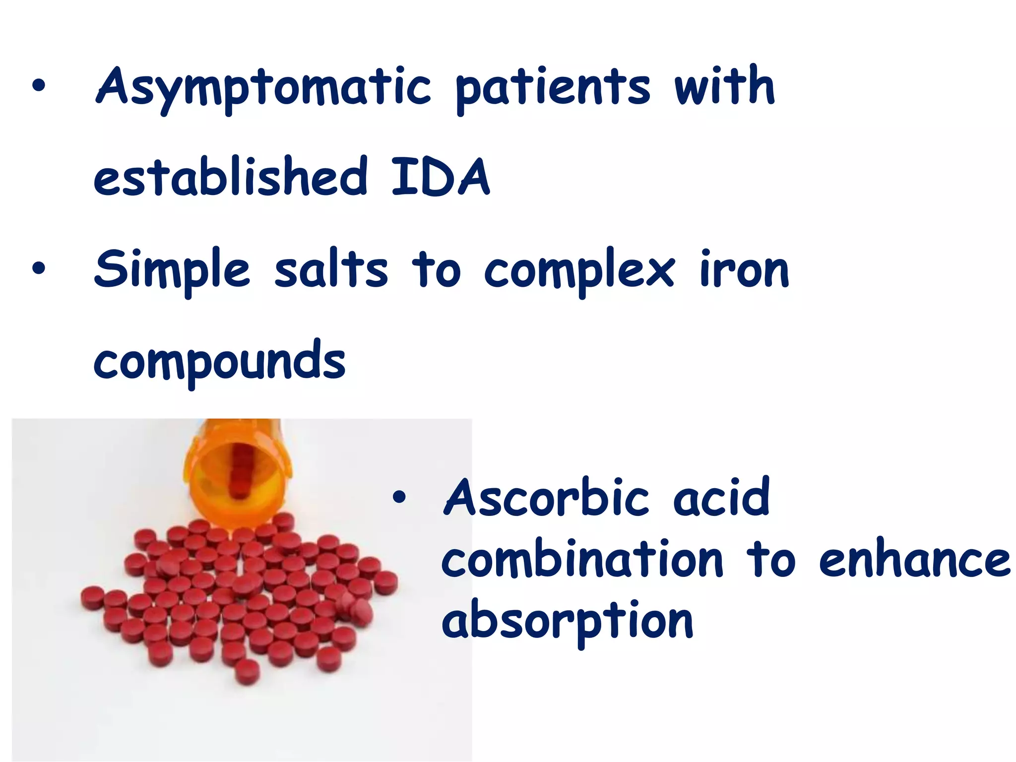 Iron deficiency anaemia treatment | PPTX