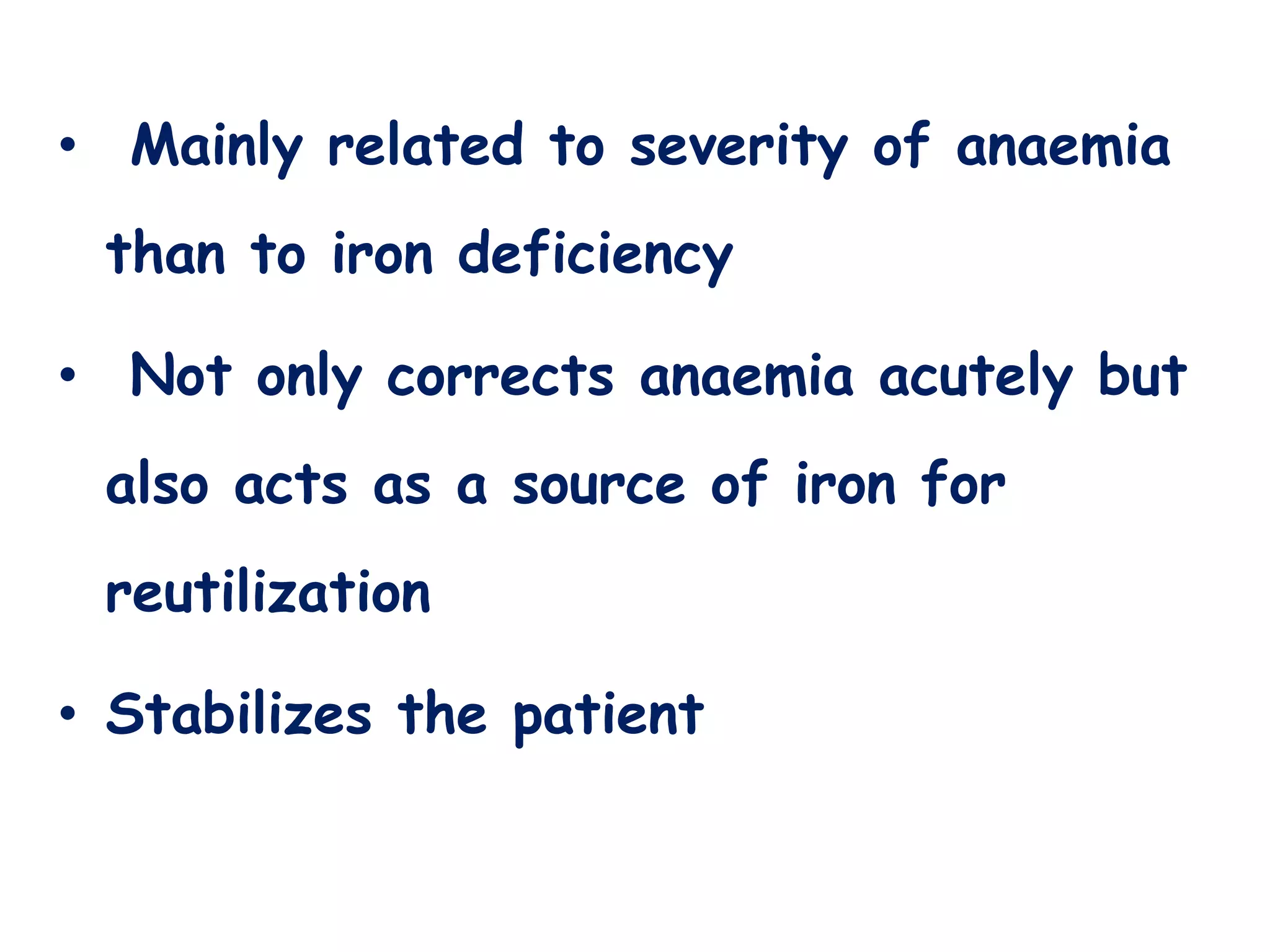 Iron deficiency anaemia treatment | PPTX