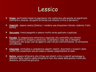 Ironia ppt | PPT | Comedy | Genres