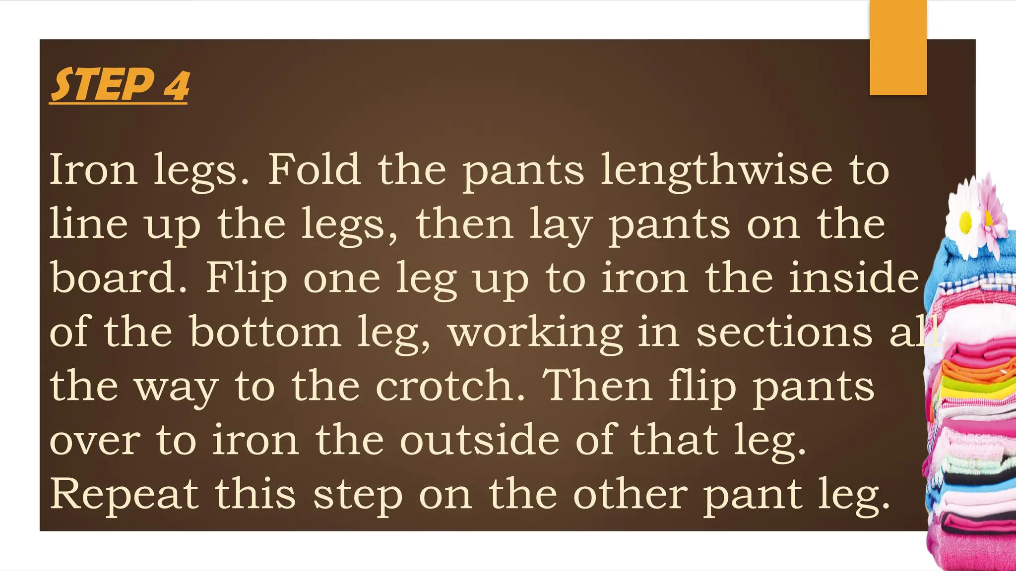 step by step procedure in IRONING and washing.pptx