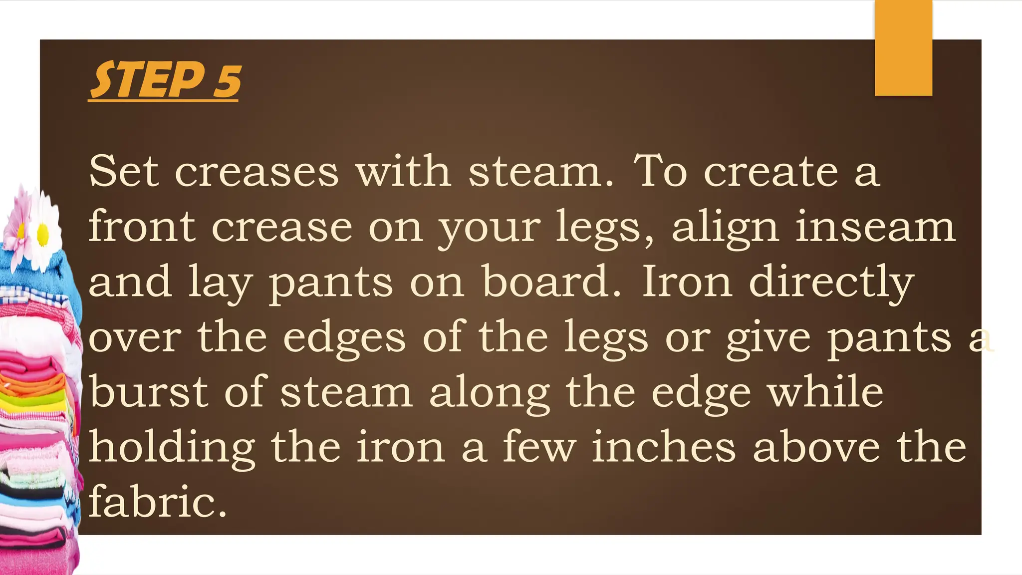 step by step procedure in IRONING and washing.pptx