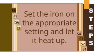 step by step procedure in IRONING and washing.pptx