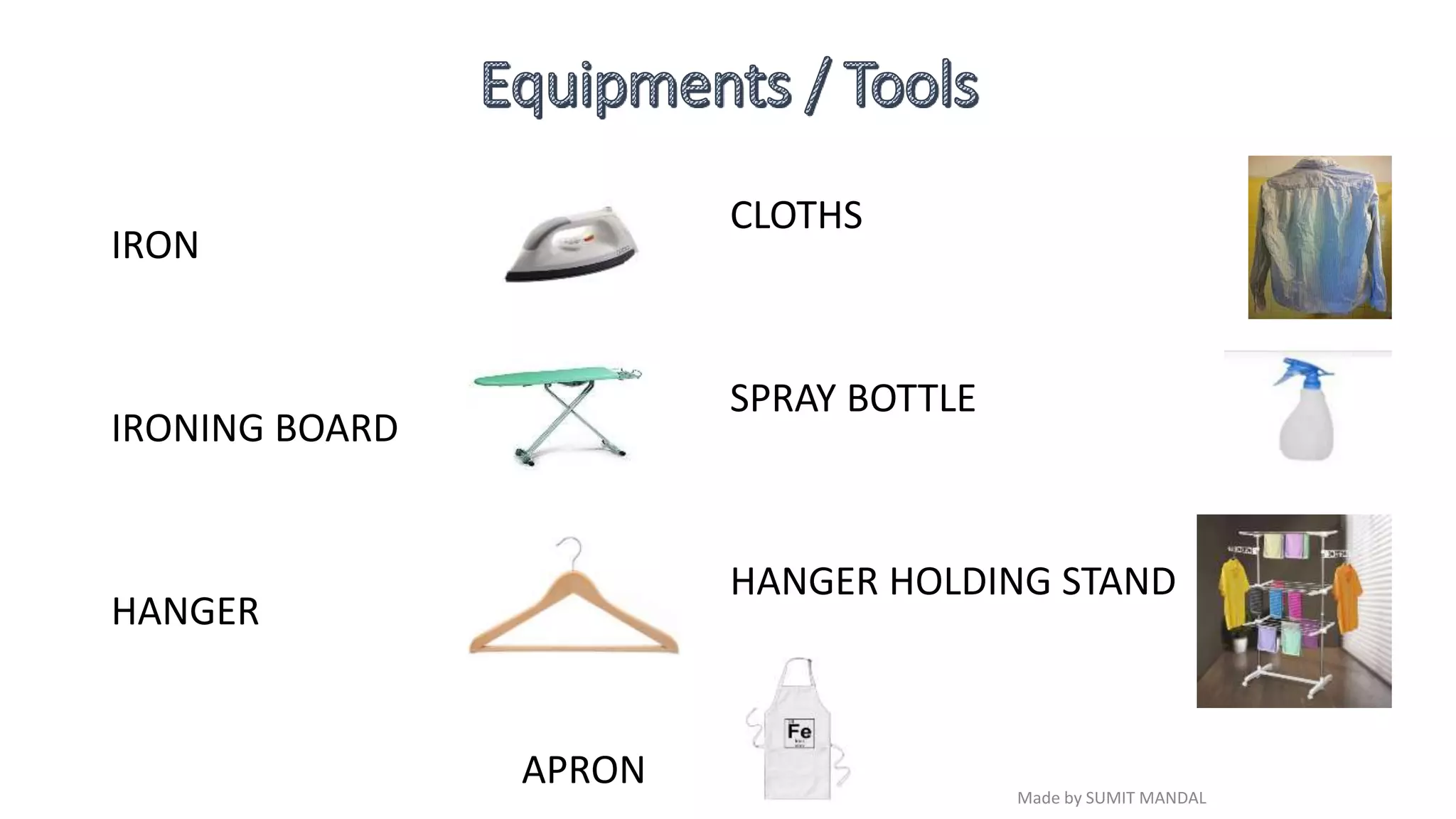 Ironing and Folding Cloths Presentation | PPTX