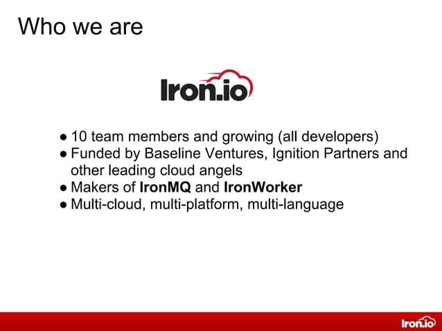 Workers and Worker Patterns at Scale | PPT