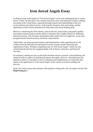 Iron Jawed Angels Essay.pdf