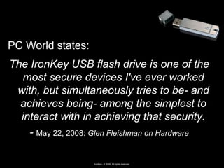 Ironkey enterprise with silver bullet service | PPTX