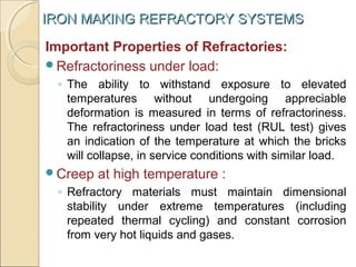 Iron making refractories | PPT