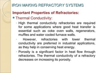 Iron making refractories | PPT