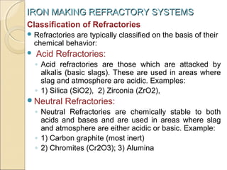 Iron making refractories | PPT