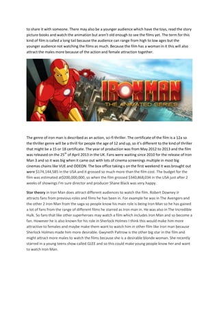 Iron man | PDF
