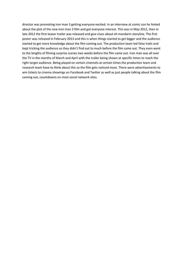 Iron man 3 script | DOCX
