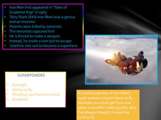 Ironman bibliography | PPT