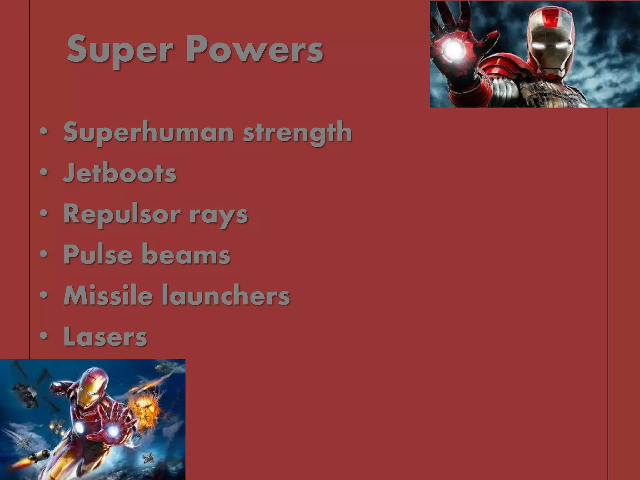 Iron man,bibloghraphy | PPT
