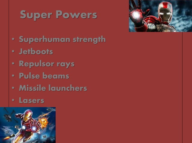 Iron man,bibloghraphy | PPT