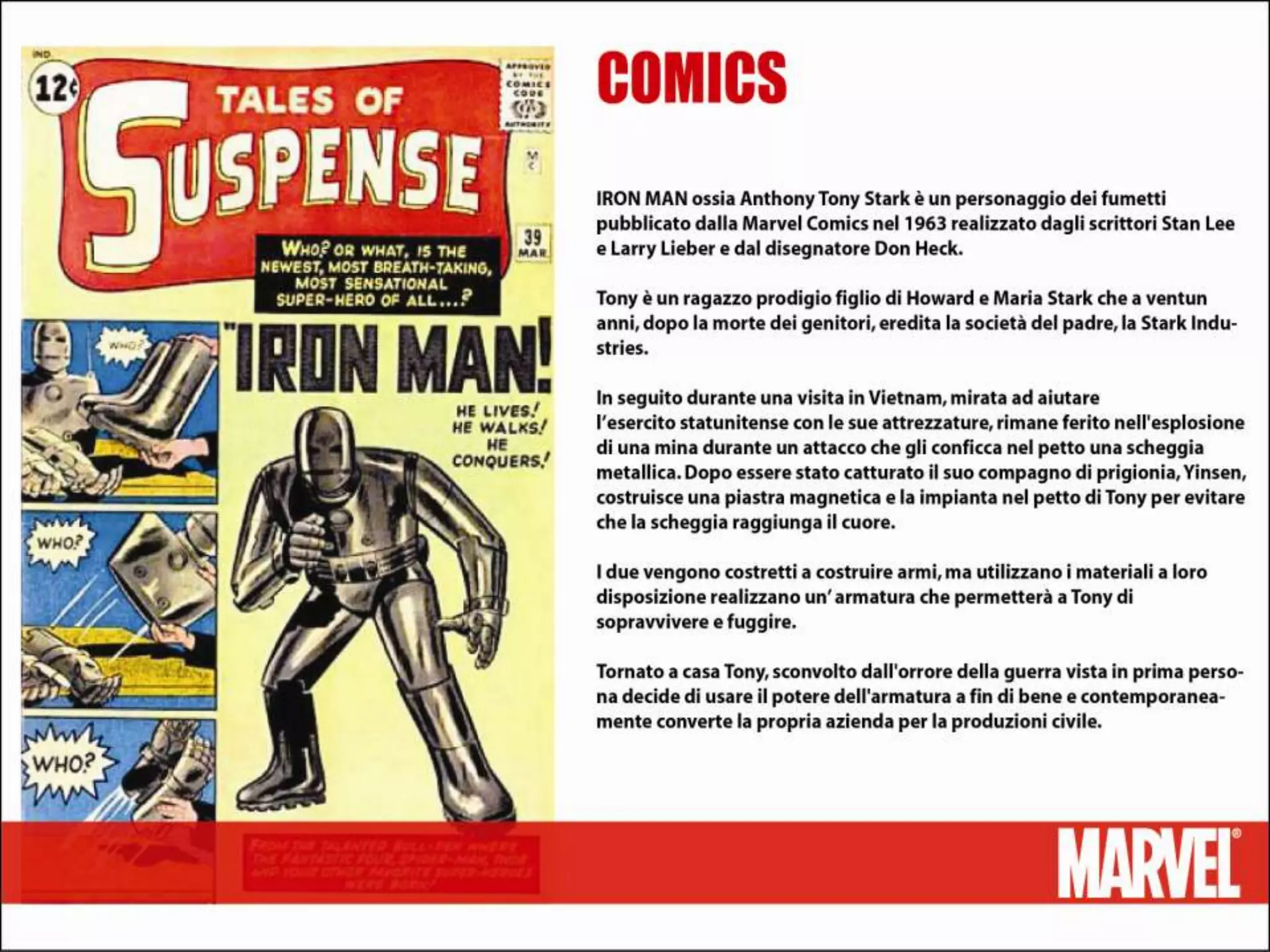 Salvoni Luca_Iron man dal comics marvel al film | PPSX