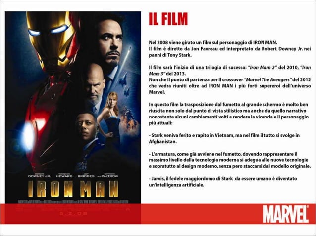 Salvoni Luca_Iron man dal comics marvel al film | PPSX