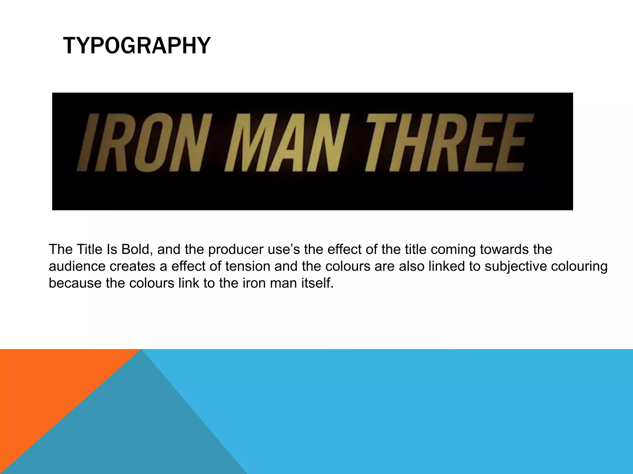 Iron man trailer | PPTX