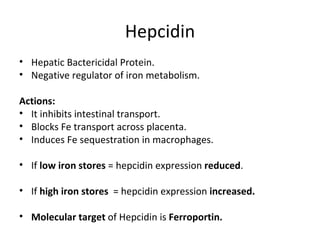 Iron metabolism | PPT