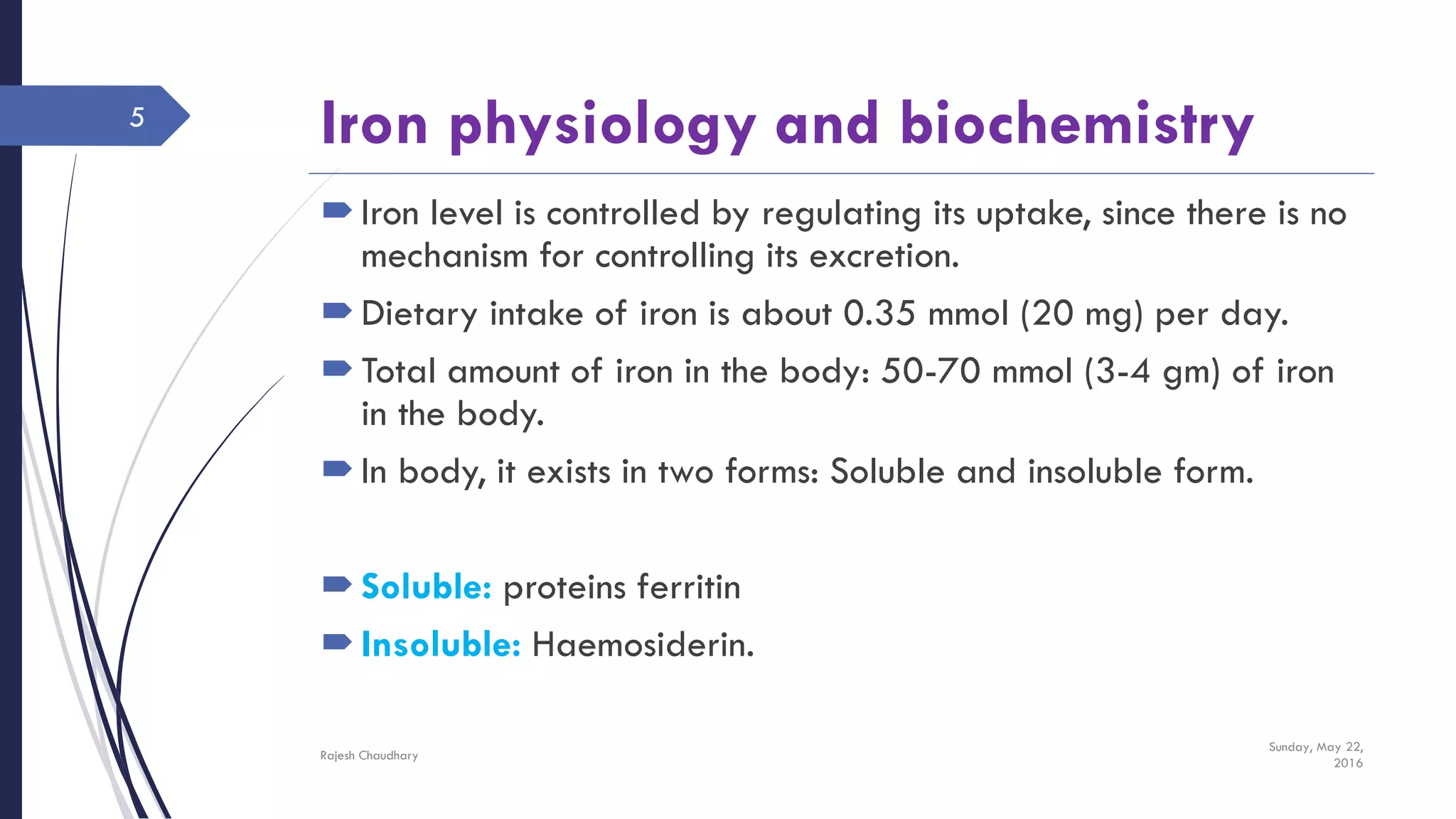 Iron metabolism | PDF