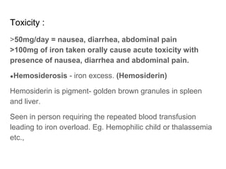 Iron metabolism by Dr Anurag Yadav | PDF | Digestive Disorders ...