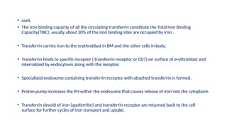 Iron Metabolism.power point presentation | PPTX