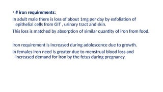 Iron Metabolism.power point presentation | PPTX